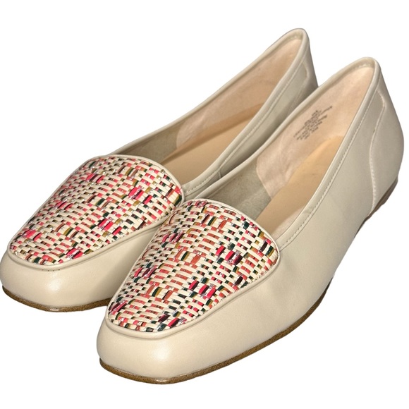 Bandolino | Shoes | New Bandolino Liberty Multiweave Loafer Creammulti ...